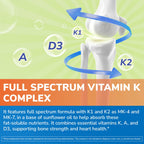 supports bone health with vitamin k