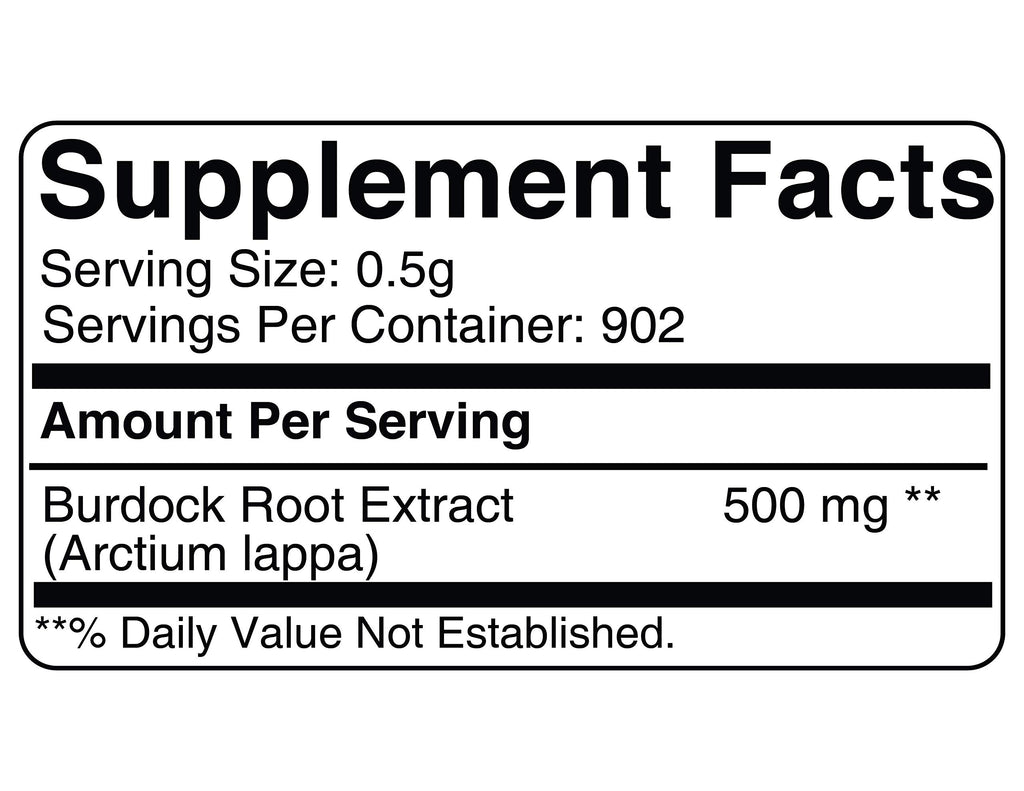 Supports bone strength with burdock extract