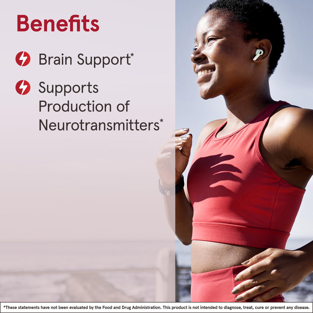 Supports brain function with L-Tyrosine