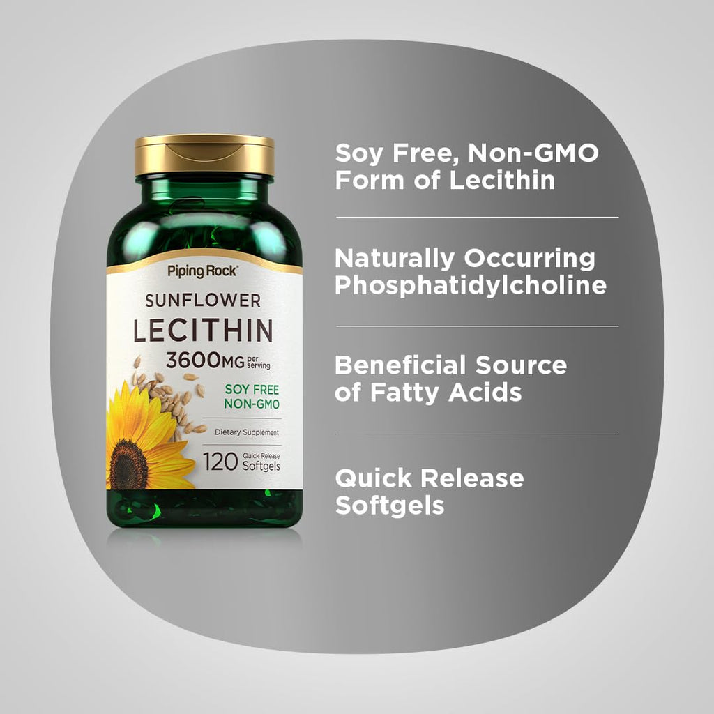 Supports brain health with lecithin