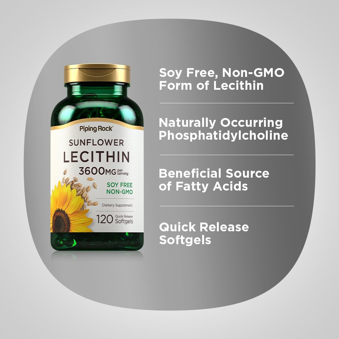 Supports brain health with lecithin