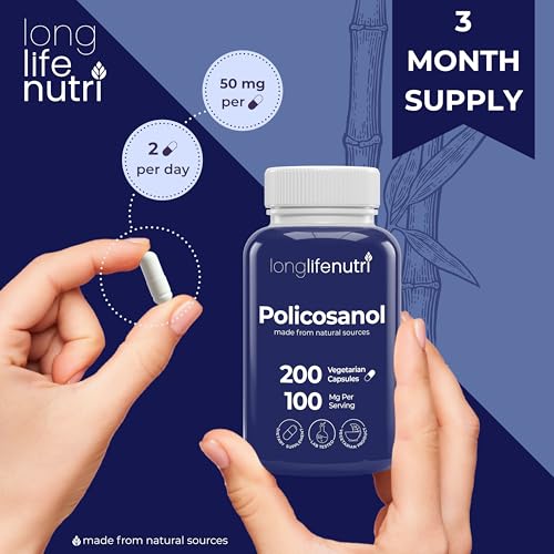 Supports cholesterol management Policosanol