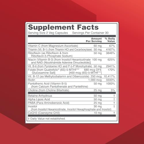 supports cognitive function with B complex