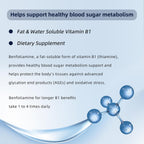 Supports cognitive function with Benfotiamine