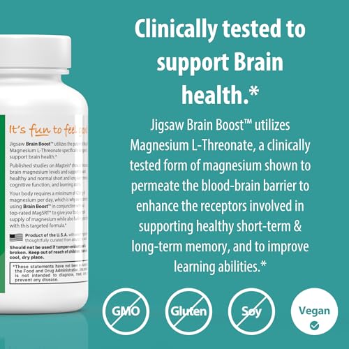 Supports cognitive function with magnesium