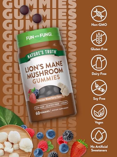 Supports cognitive health with mushrooms
