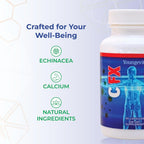 Supports collagen production with Vitamin C