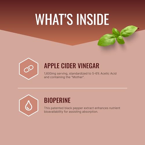 Supports digestion with ACV capsules