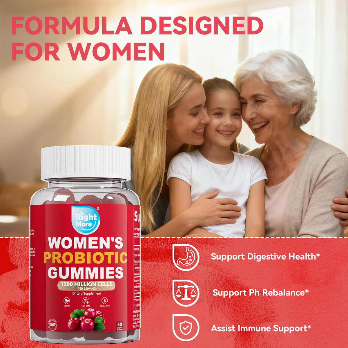Supports digestive health in women