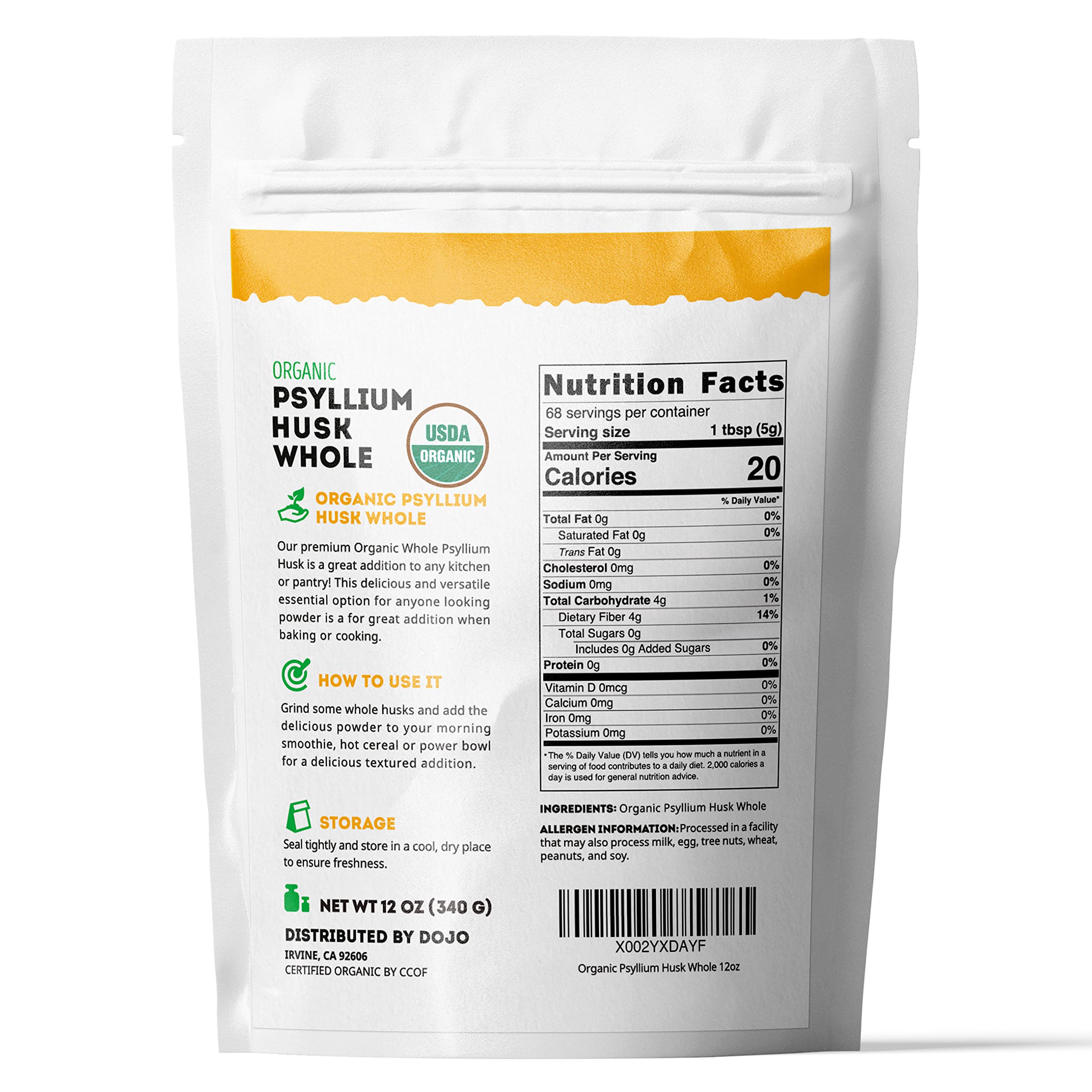 supports digestive health with psyllium