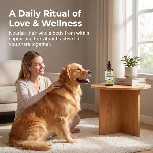 supports dog coat shine
