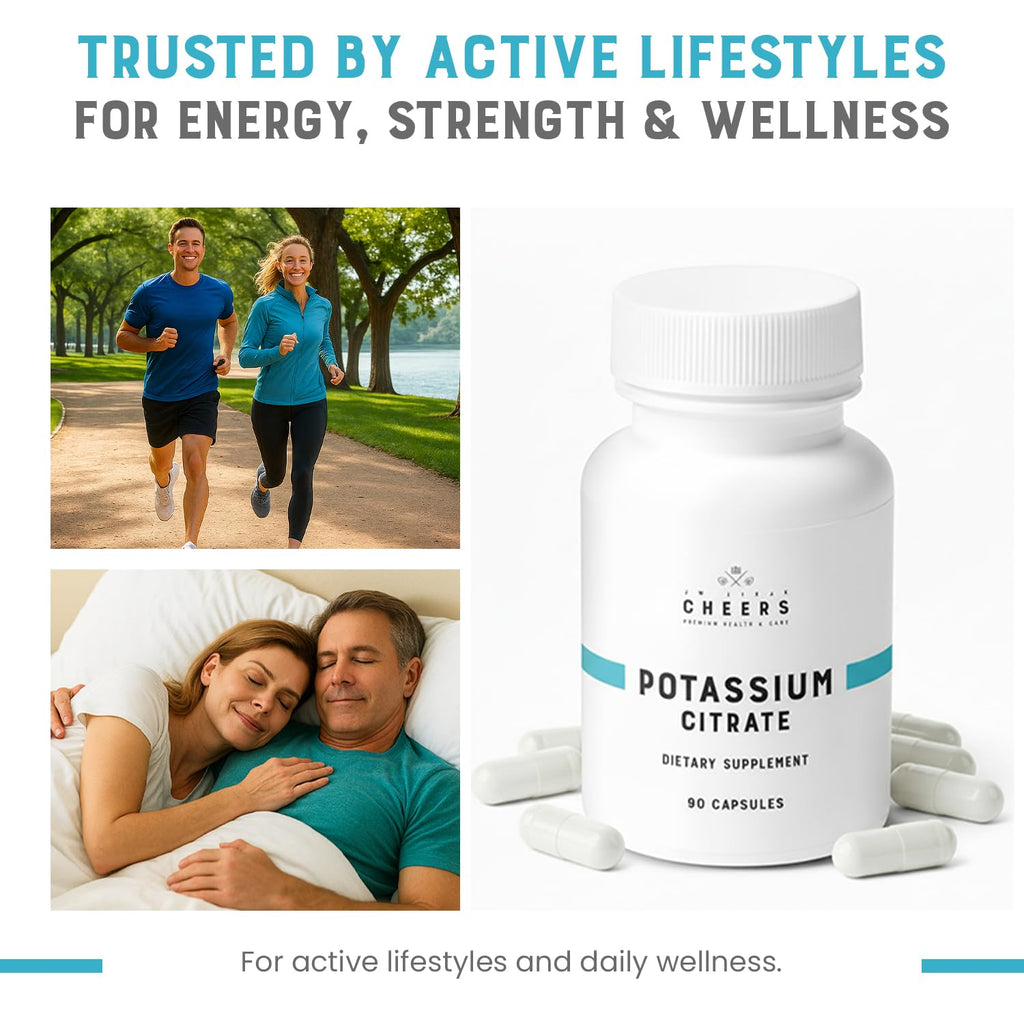 Supports electrolyte balance with potassium