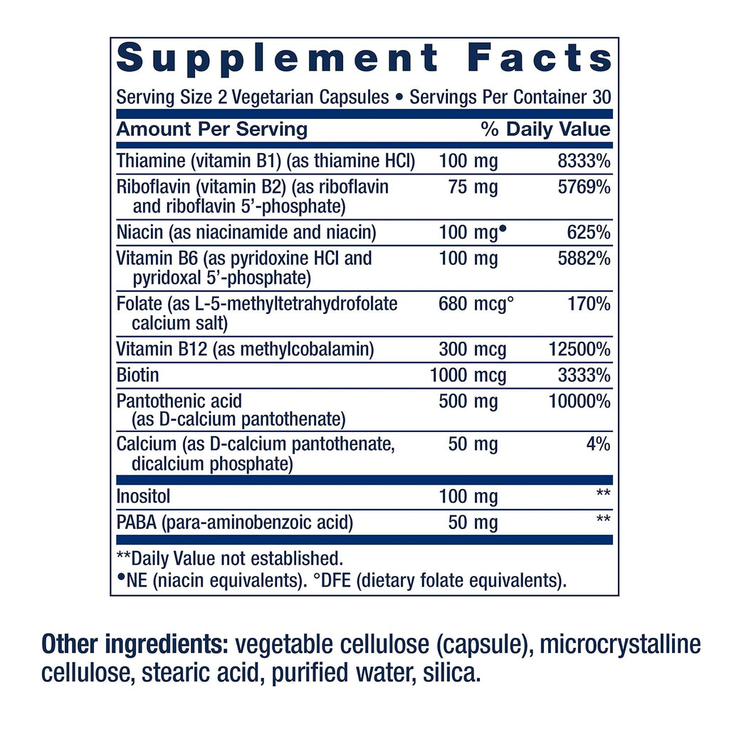 Supports energy metabolism with B vitamins