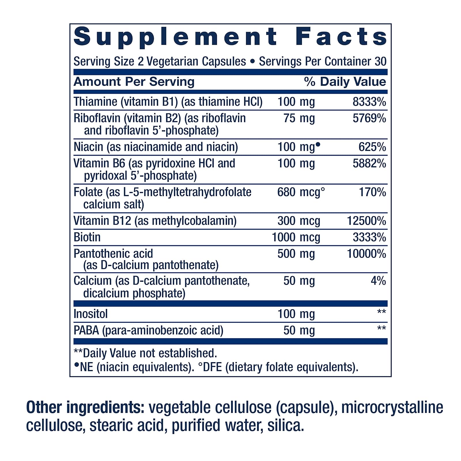 Supports energy metabolism with B vitamins