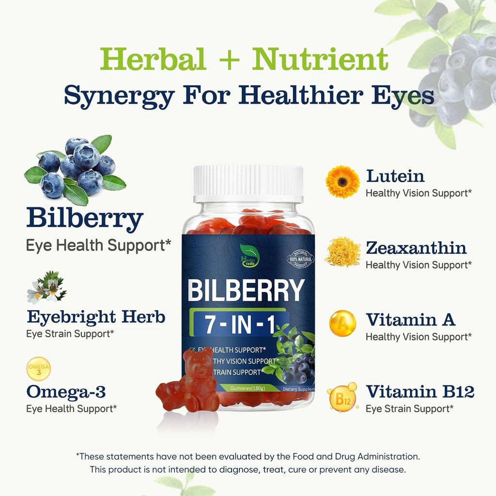 Supports eye health with bilberry