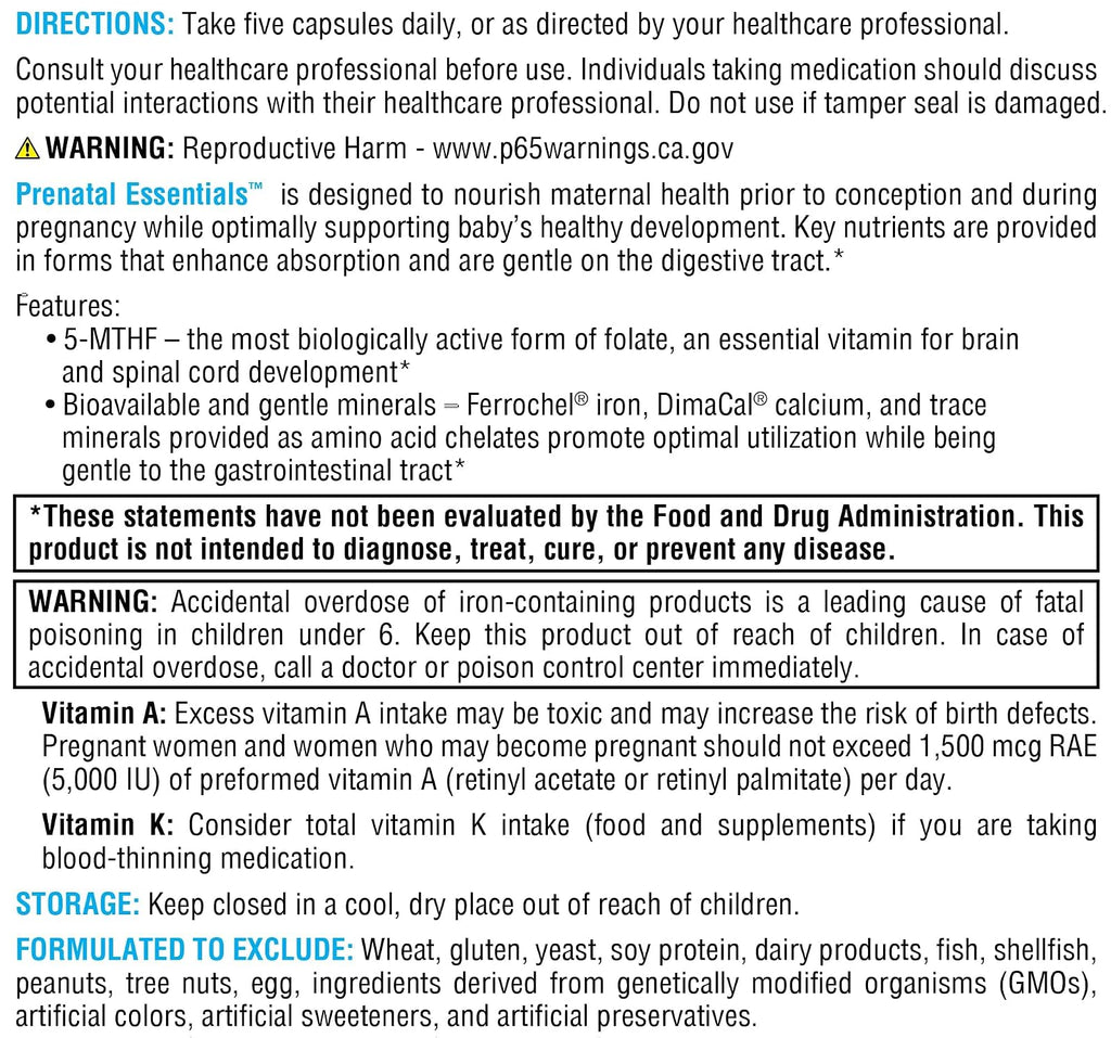 supports fetal development and health