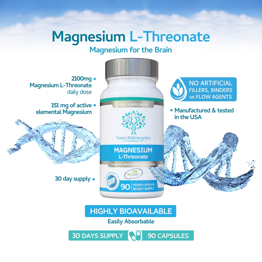 Supports focus with magnesium L-Threonate
