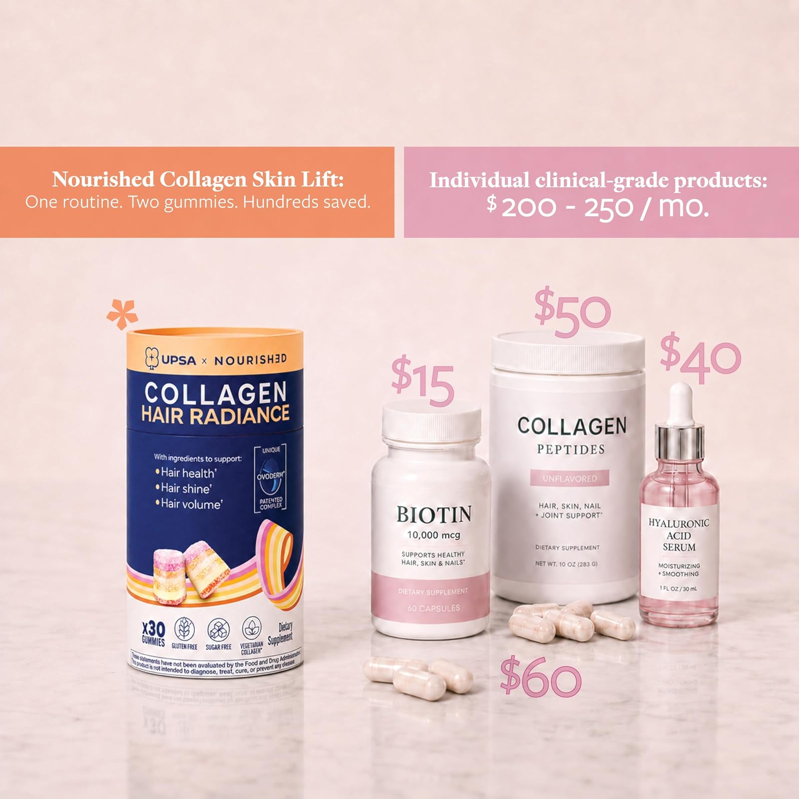Supports hair elasticity and shine