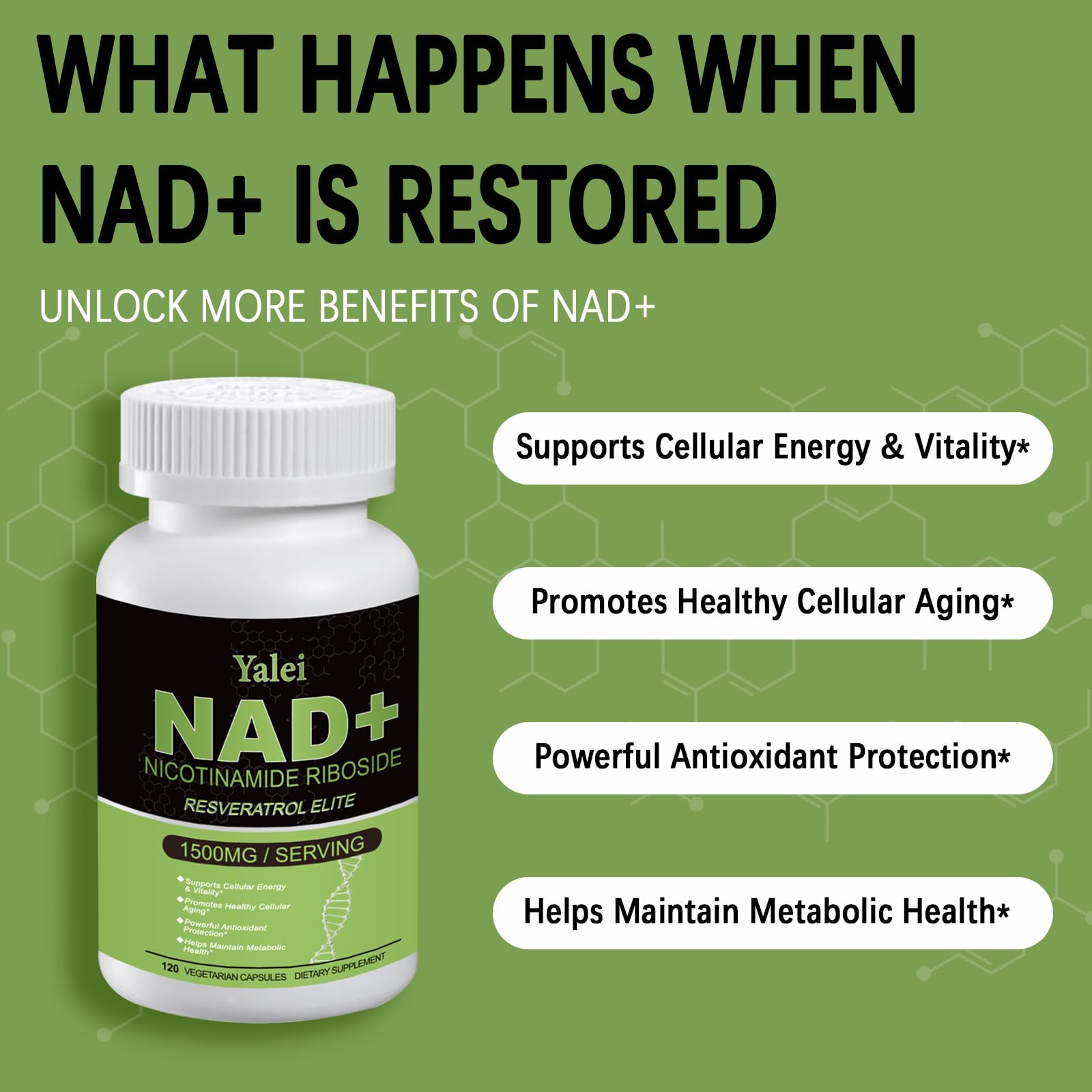 Supports healthy aging with resveratrol