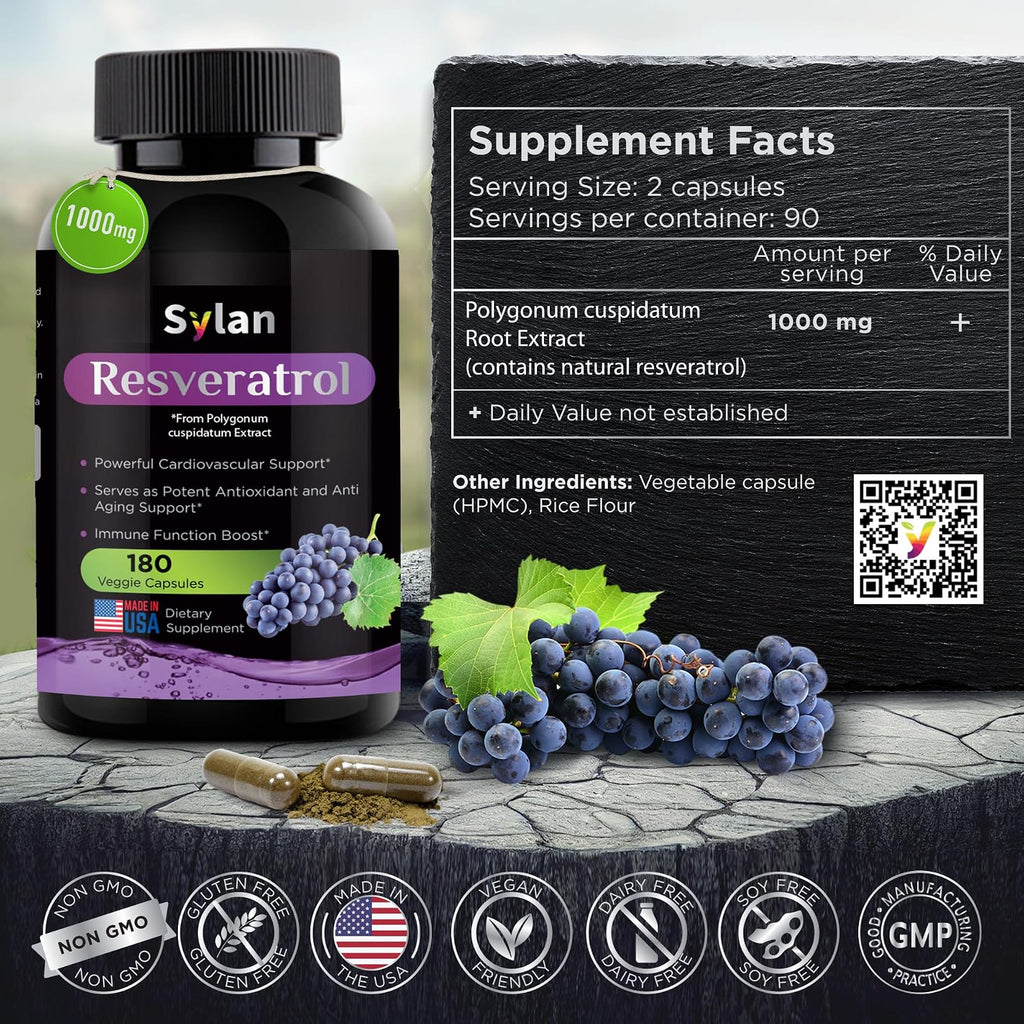 supports healthy aging with resveratrol