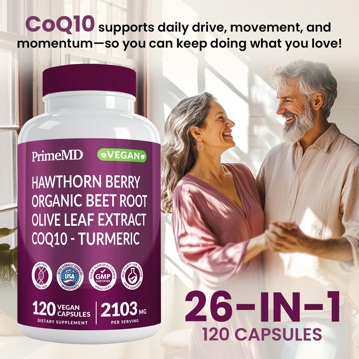 Supports healthy blood pressure levels