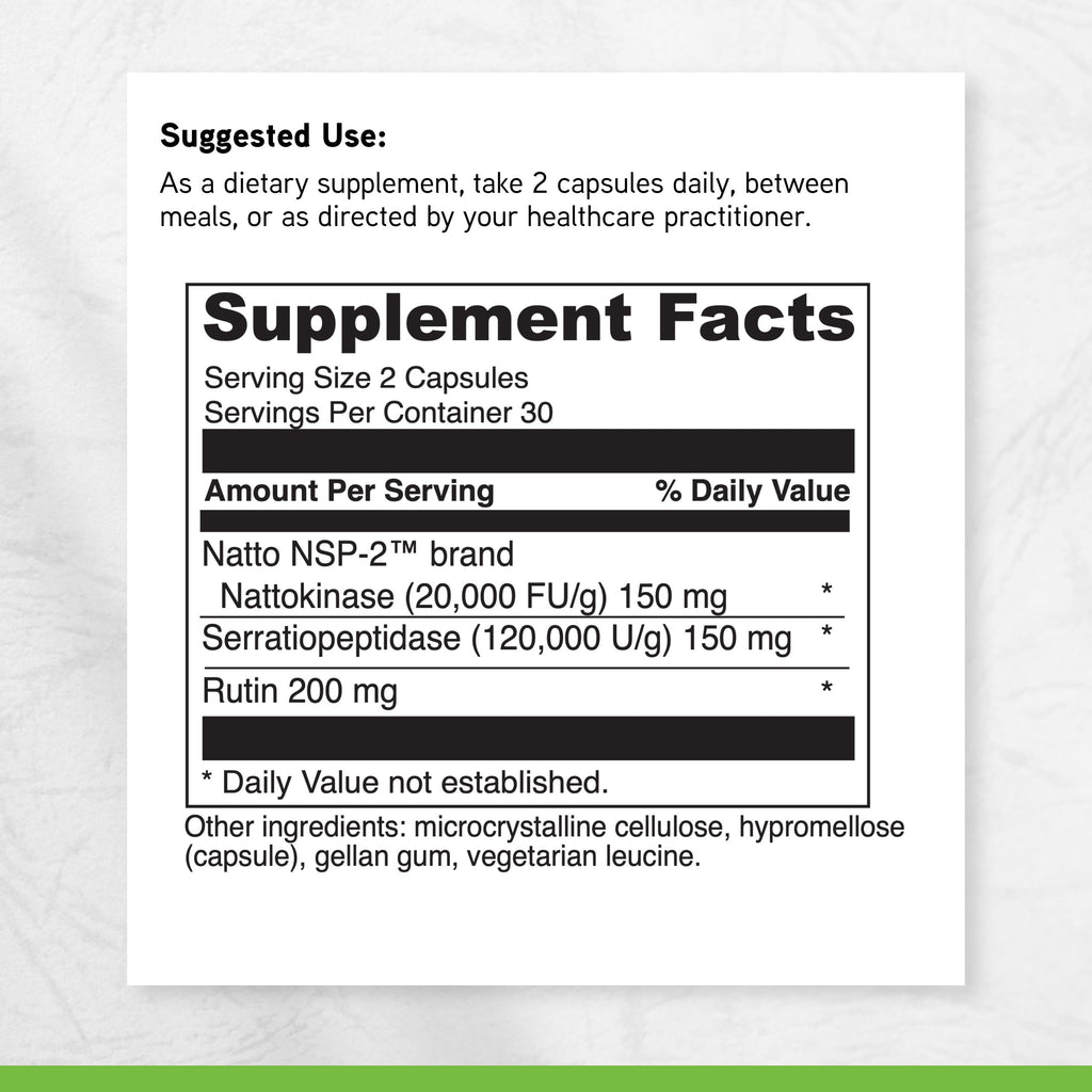 Supports healthy blood viscosity levels