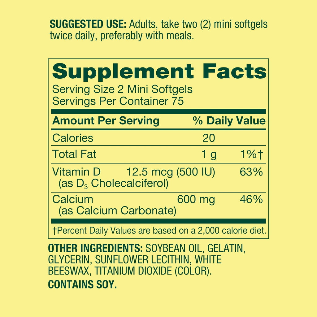 Supports healthy bone density with calcium