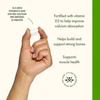 Supports healthy bones and teeth