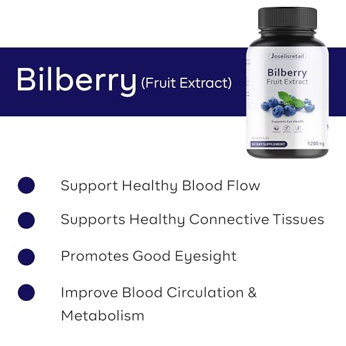 supports healthy circulation bilberry