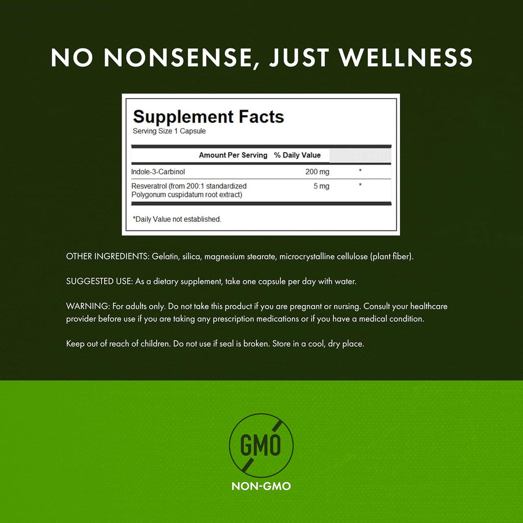 Supports healthy estrogen metabolism