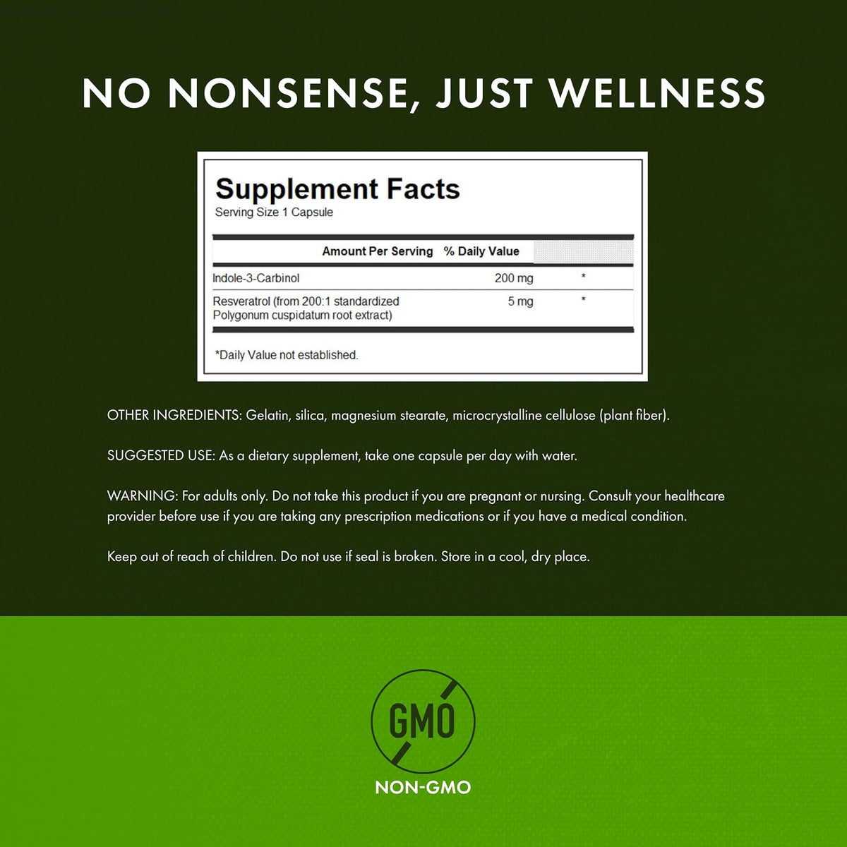 Supports healthy estrogen metabolism