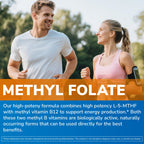 Supports healthy folate levels
