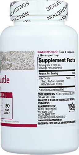 supports healthy liver function milk thistle