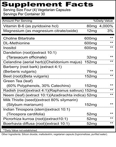 Supports healthy liver function