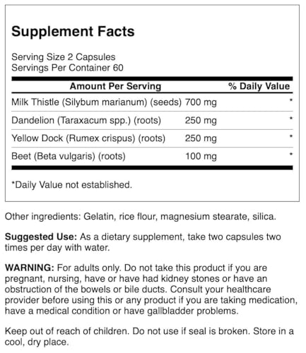 supports healthy liver function