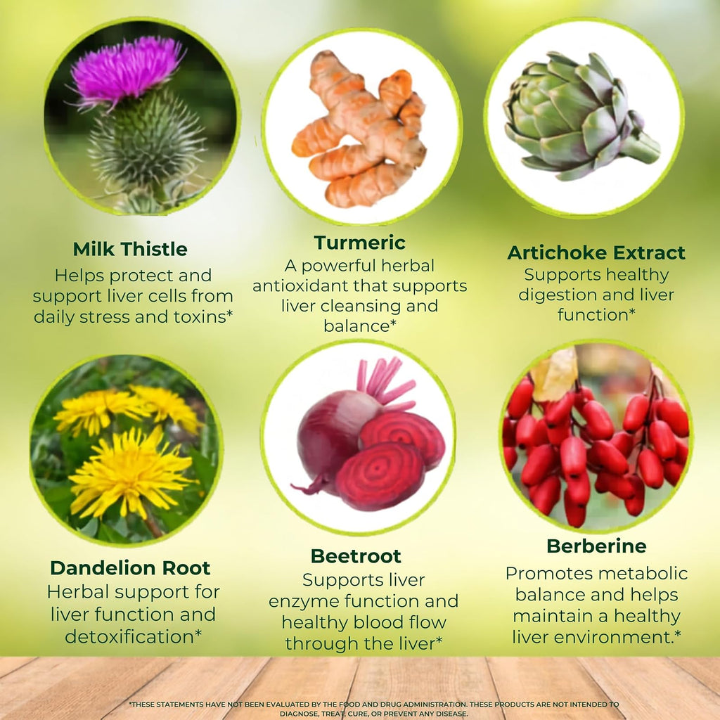 Supports healthy liver function