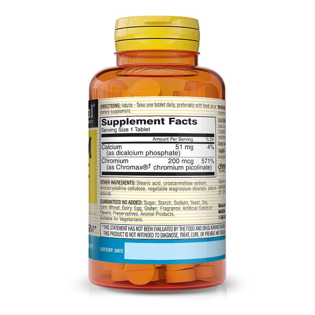 Supports healthy metabolism chromium
