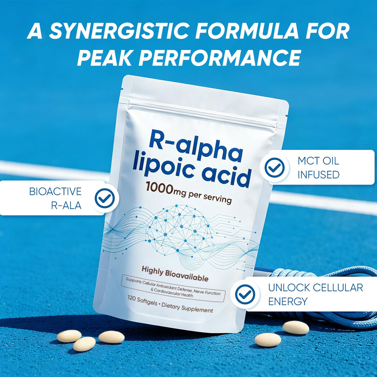 Supports healthy metabolism with R-Alpha Lipoic
