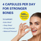 Supports healthy nerve function with magnesium