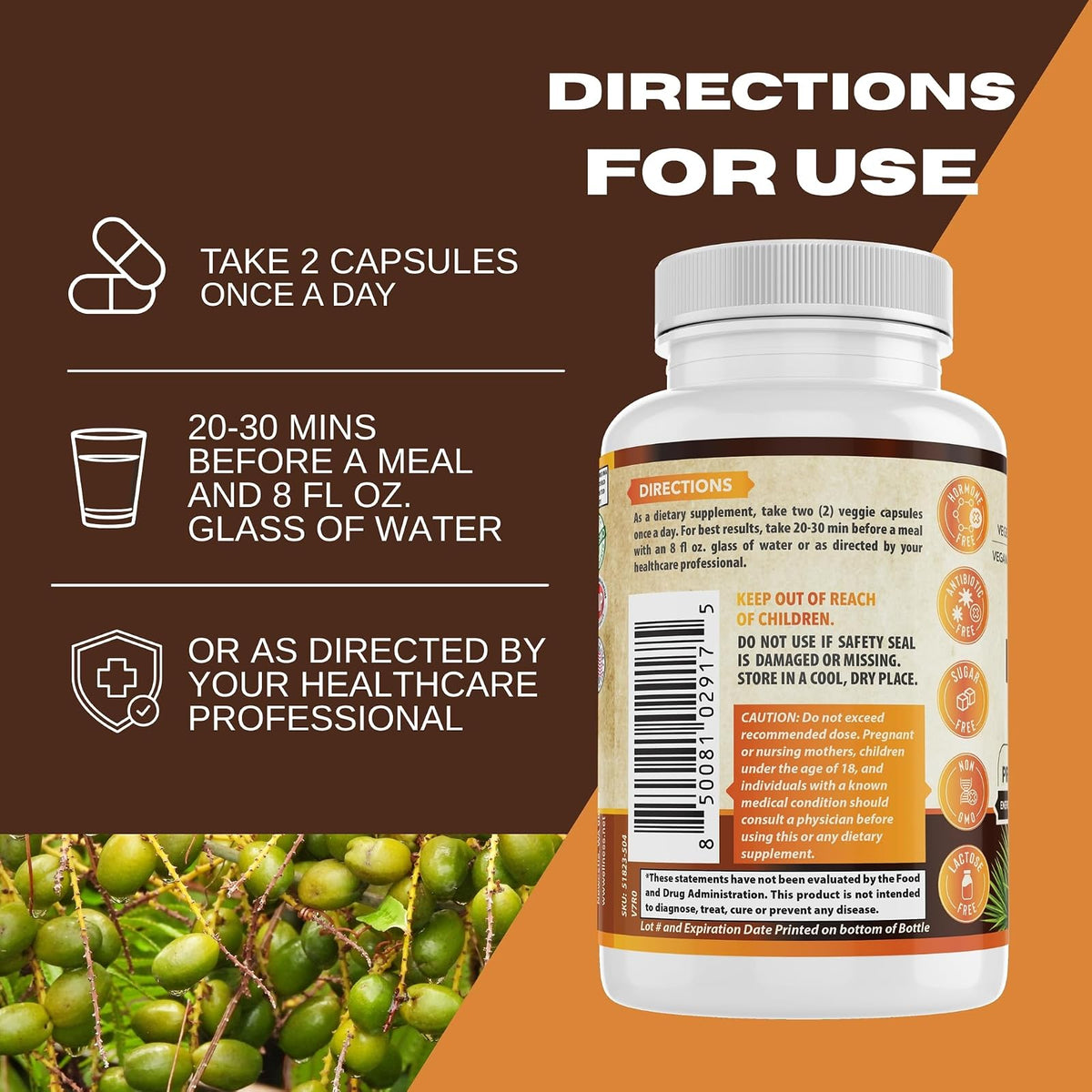 Supports healthy prostate size