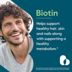 Supports healthy skin with biotin