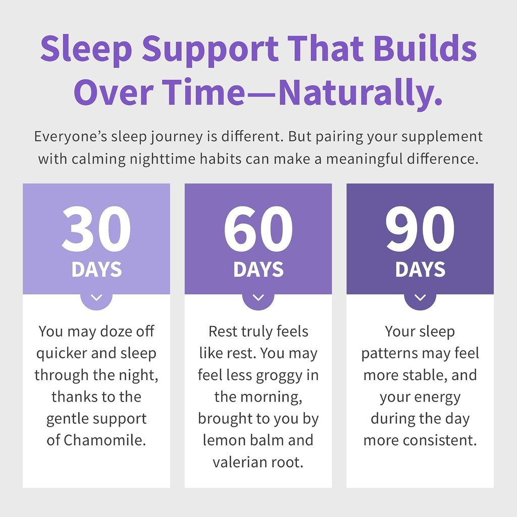 supports healthy sleep cycles