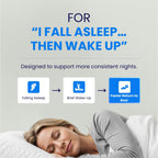 Supports healthy sleep with Magnesium