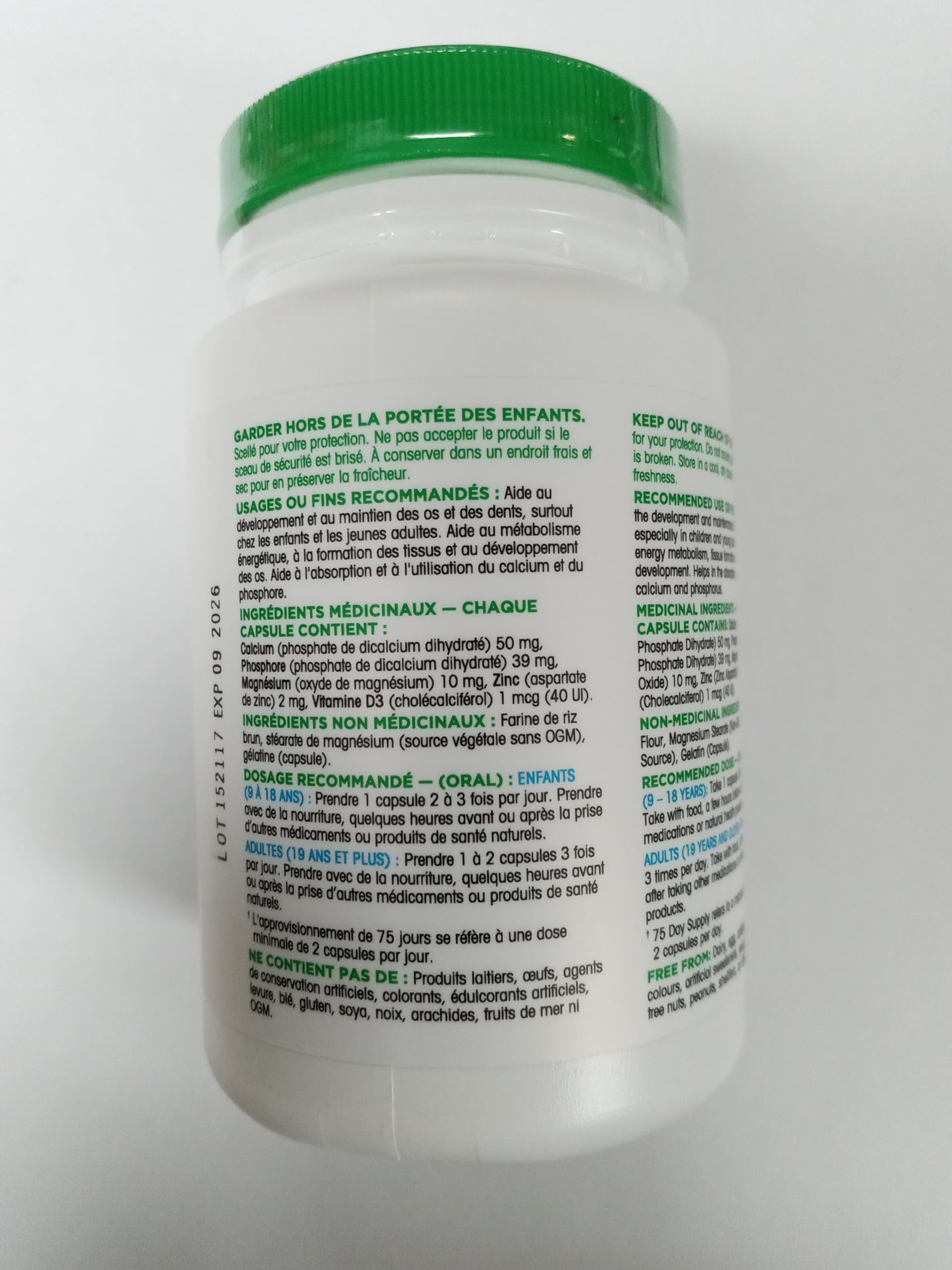 Supports healthy teeth development