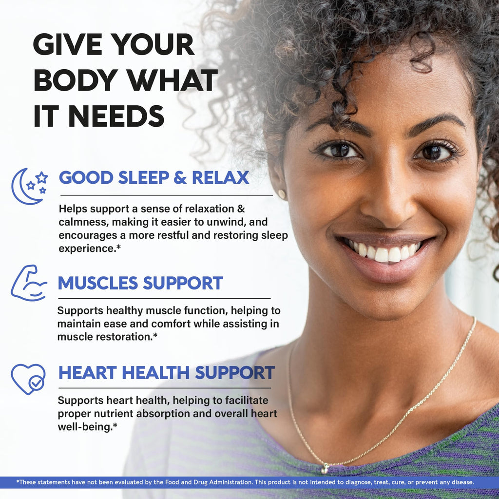 supports heart health magnesium glycinate