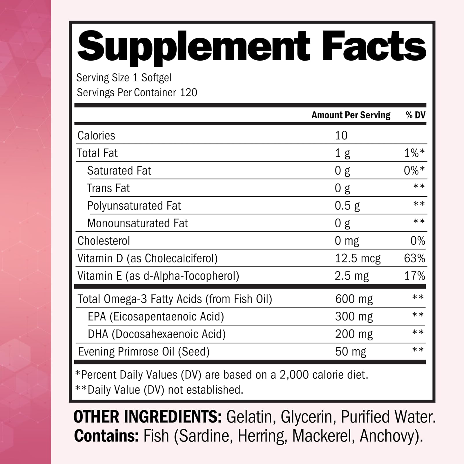 supports heart health omega 3