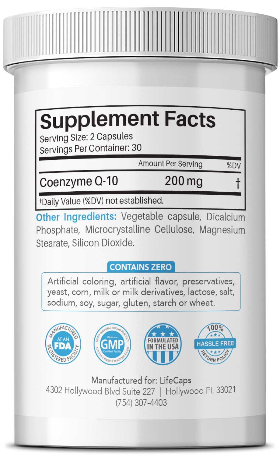 supports heart health with CoQ10