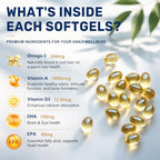 Supports heart health with fish oil