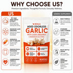 Supports heart health with garlic