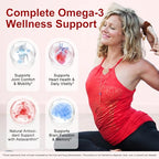 Supports heart health with krill oil